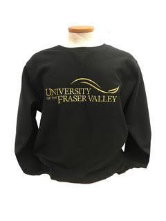 88800011299 UFV Crew Gold Logo - University of the Fraser Valley Bookstore